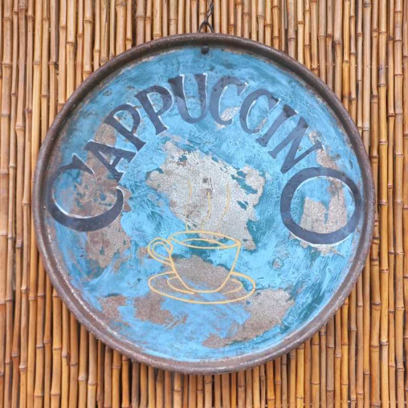 Jual Hiasan Dinding Dekorasi Cafe Plat Besi Vintage Retro Plat Besi ...