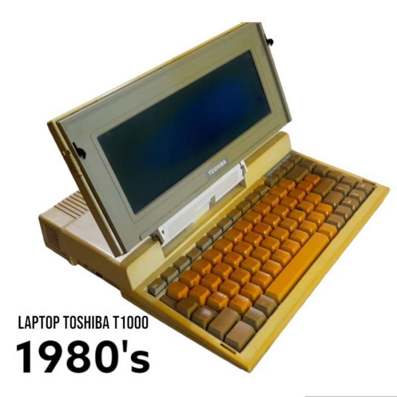 Jual Laptop Antik Kuno Jadul Toshiba T 1000 Tahun 1980's Di Seller Shin ...