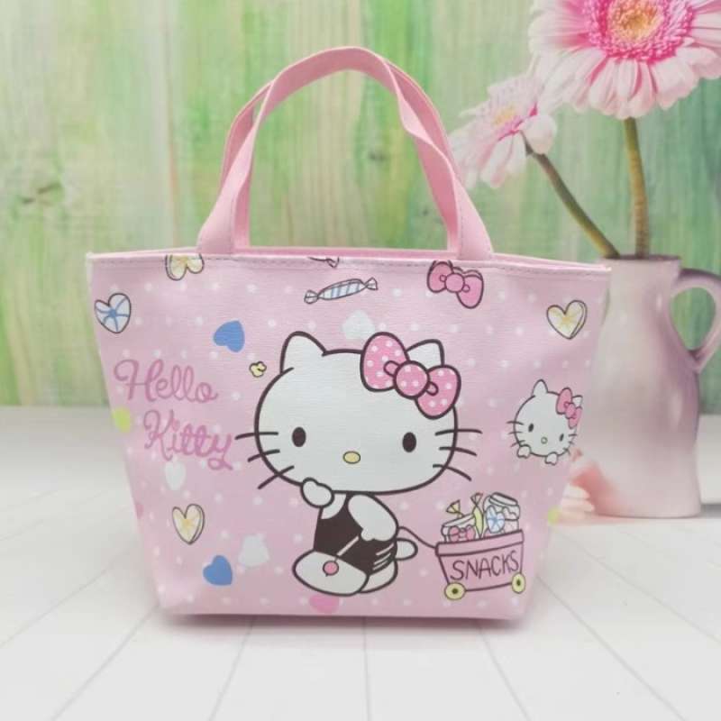 Jual Tas Bekal Sanrio / Tas Lunch Box Hello Kitty / Tas Cinnamoroll ...