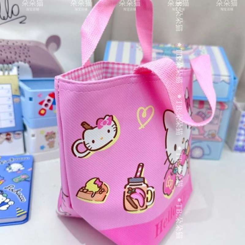 Jual Tas Bekal Sanrio / Tas Lunch Box Hello Kitty / Tas Cinnamoroll ...