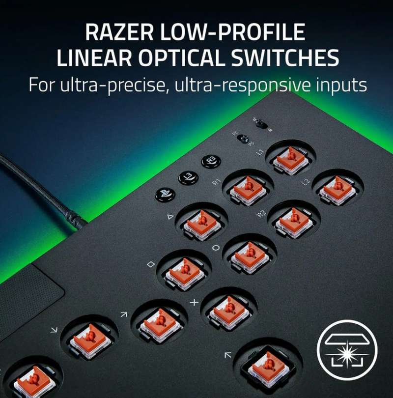 Promo Razer Kitsune All-button Arcade Controller: For Ps5 / Playstation ...