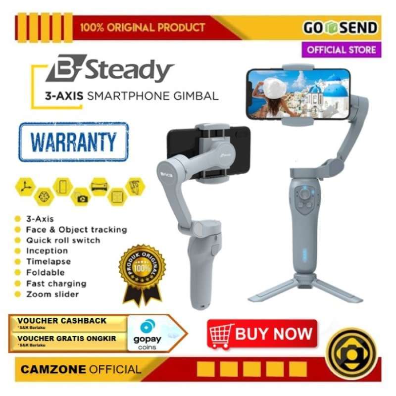 Promo Brica B-steady Pro Bsp 2024 3-axis Stabilizer Diskon 23% Di ...