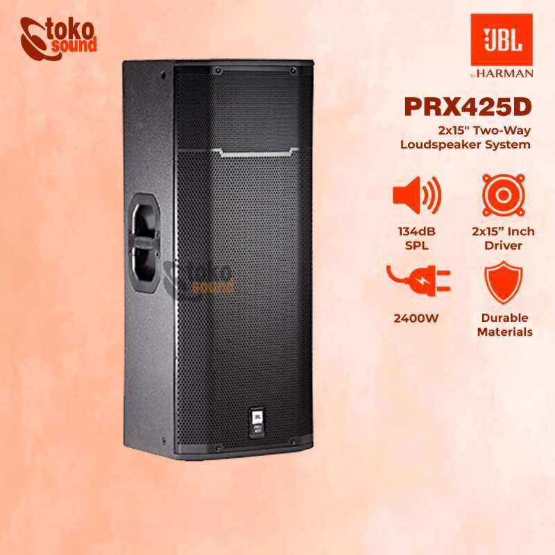 Jual Jbl Prx425d Prx 425 D - Dual 15 Inch Two Way Passive Speaker Di ...