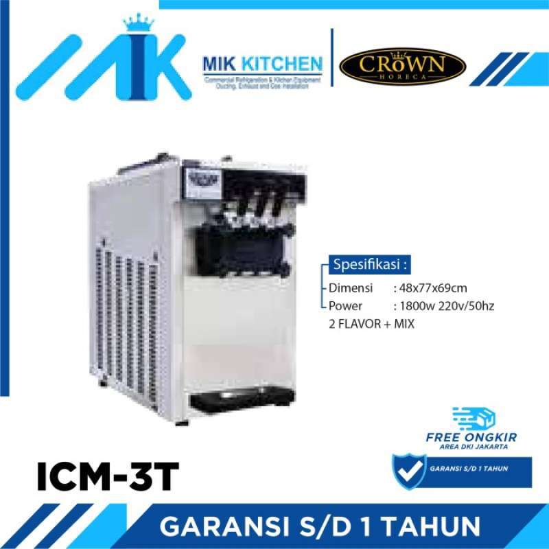Jual Crown Ice Cream Machine Icm-3t / Icm 3t / Icm3t Di Seller Gansirsa ...