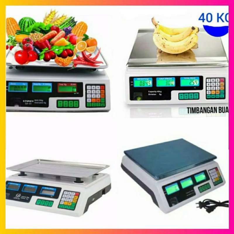Jual Timbangan Buah Digital 40kg - Digital Computing Scale Double ...