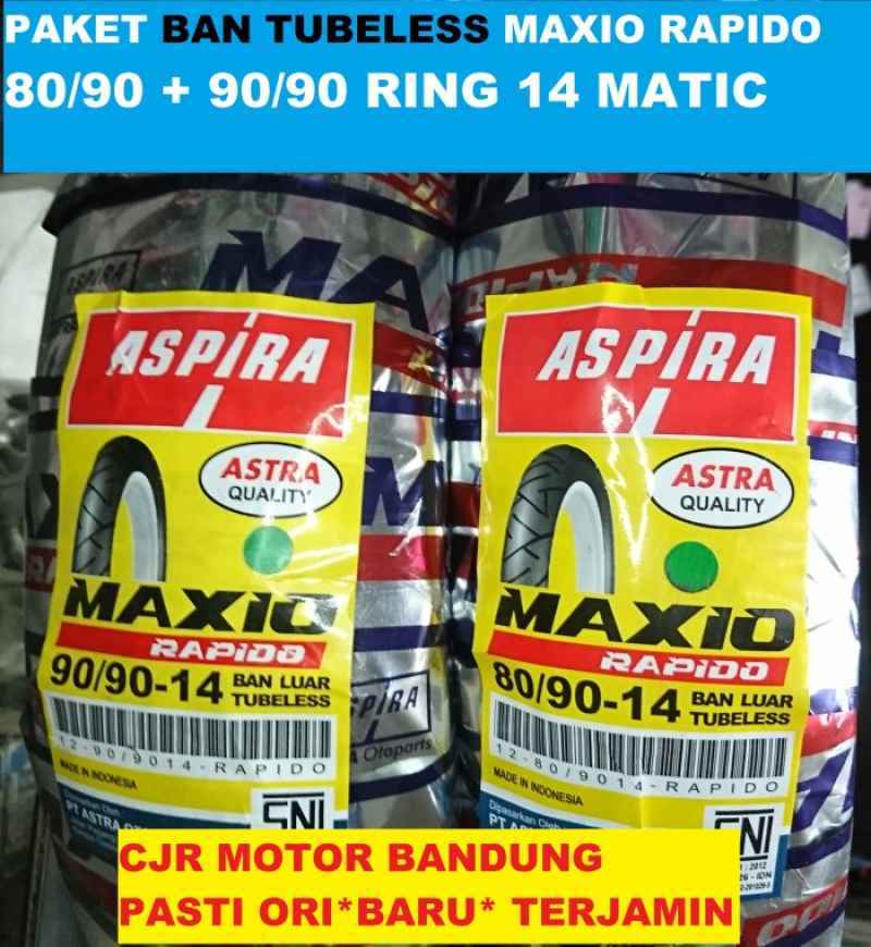 Promo Paket Ban Motor Vario Beat Tubles Mio Standar Rapido 80 90 & 90 90 14 Diskon 33% Di Seller ...