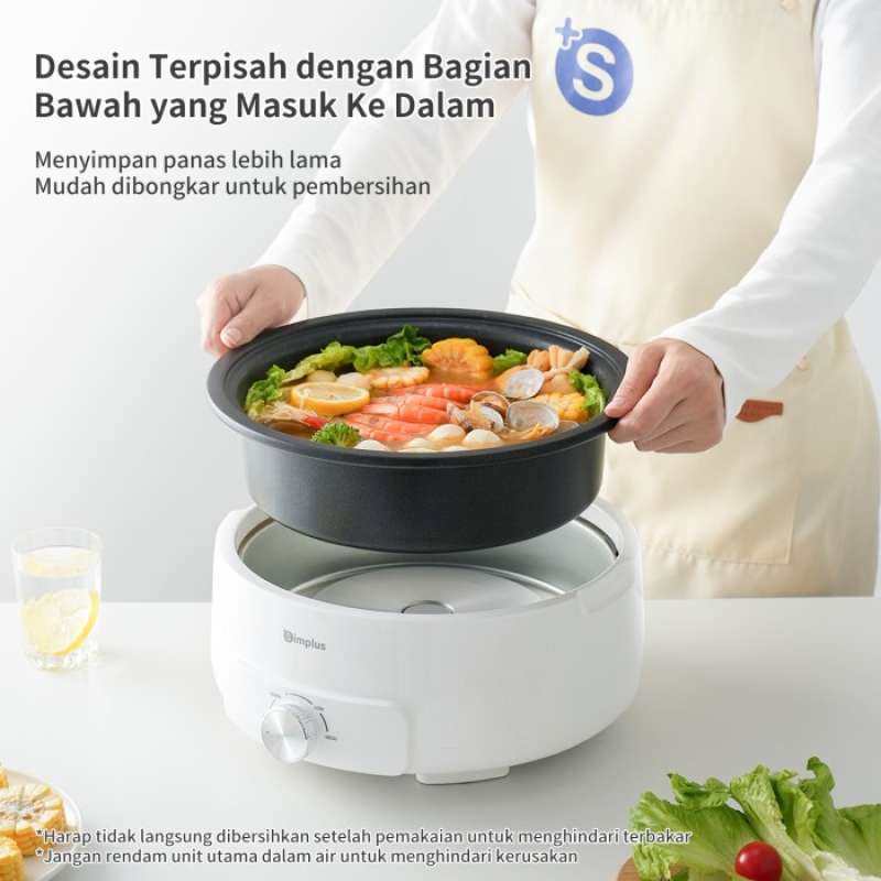 Jual Simplus Panci Listrik Multifungsi 4.2l Anti Lengket Untuk Memasak ...
