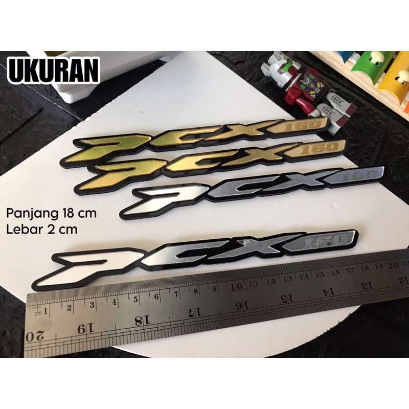 Jual Emblem Pcx 160 Timbul 3d Logo Honda Pcx 160 Timbul (1 Set Kanan ...