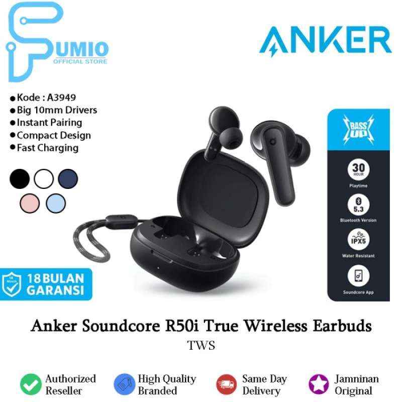 Promo Anker Soundcore R50i True Wireless Earbuds ( R 50i Tws ) Diskon 23% Di Seller Indah ...