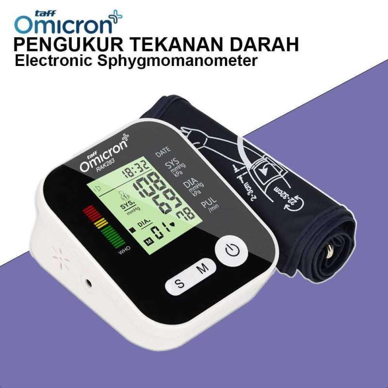 Jual Tensimeter Digital Pengukur Tekanan Darah Akurasi Tinggi Rak-283 ...