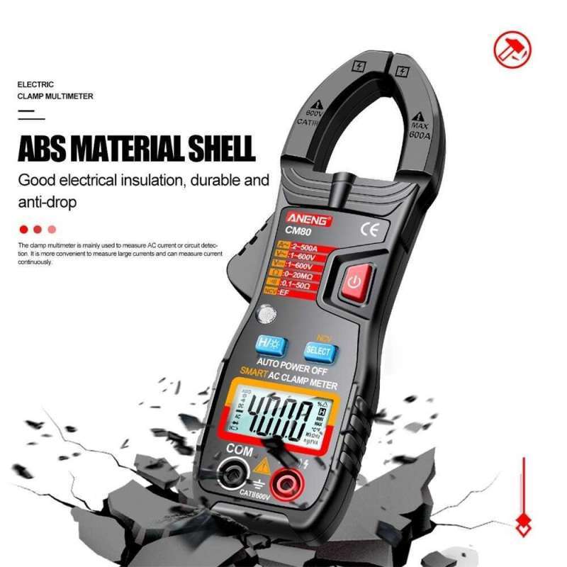 Jual Digital Multimeter Voltage Tester Clamp Cm80 Tespen Listrik Alat ...