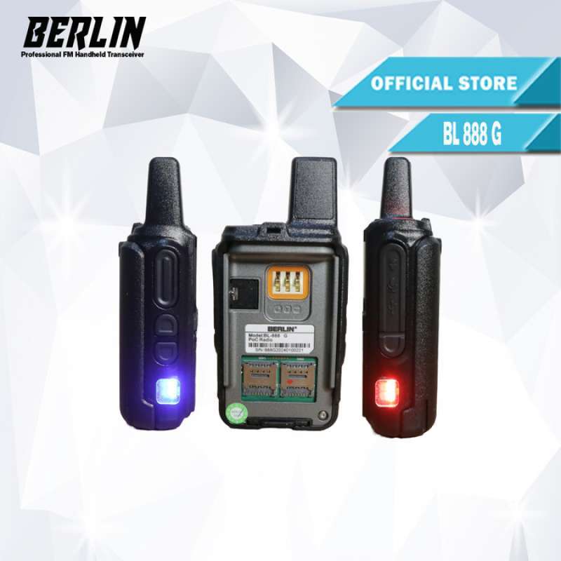 Jual Ht Poc 4g Berlin Bl - 888'g Sim Card Mobile Network Walkie Talkie ...