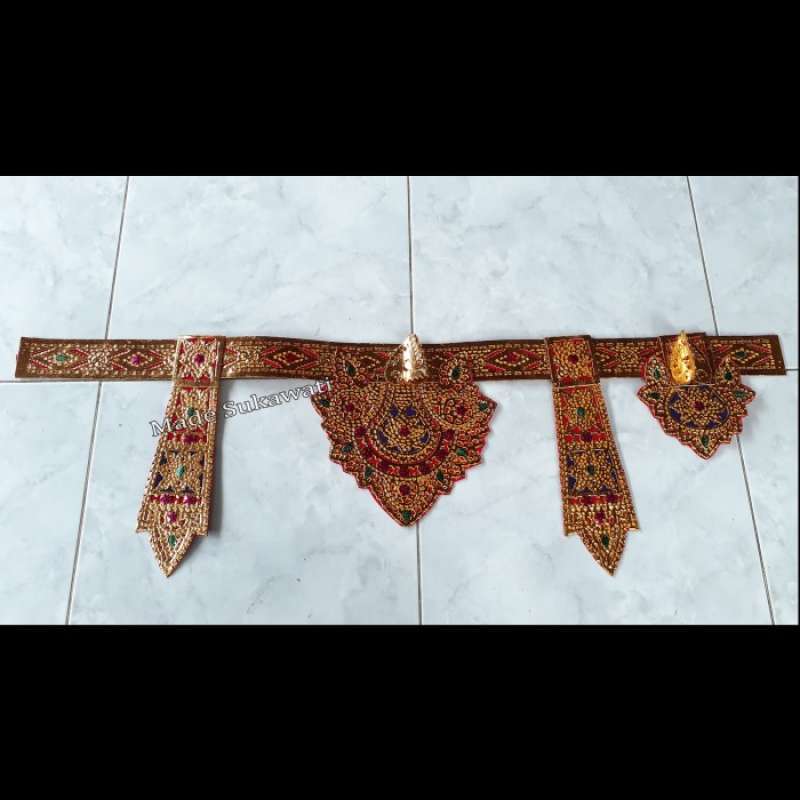 Jual Ampok Ampok Ikat Pinggang Sabuk Tari Adat Bali Bahan Solex Di ...