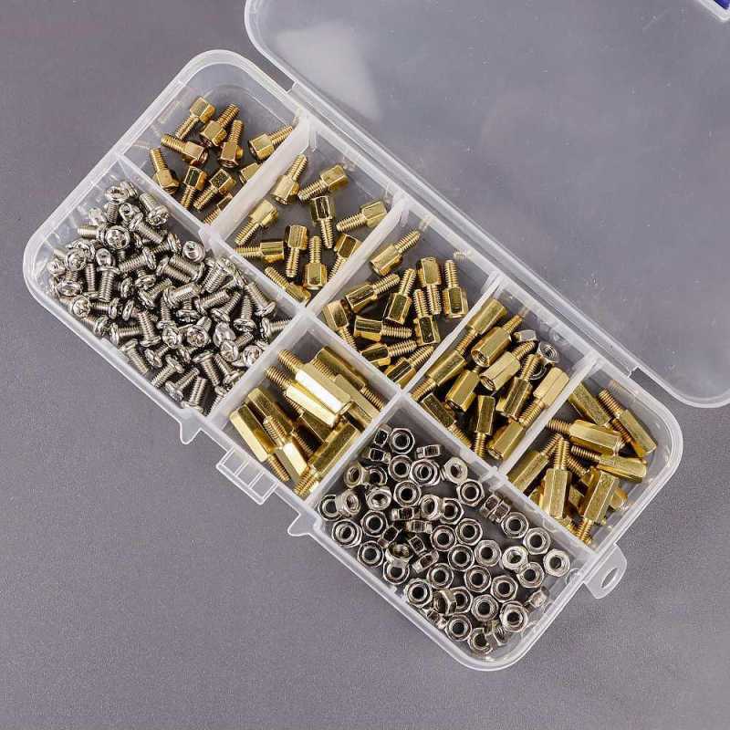 Jual Xhhd Set Hex Stand-off And Spacer Kit Aksesoris Pcb Tipe M3 180 ...