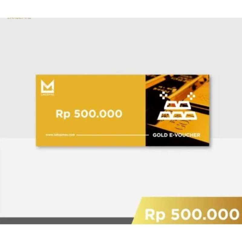 Jual Voucher Emas Digital Lakuemas Nominal 500 Ribu (voucher Digital ...