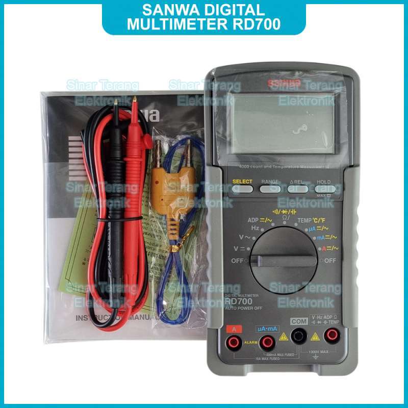 Promo Sanwa Digital Multimeter Rd700 Diskon 16% Di Seller Sinar Terang ...