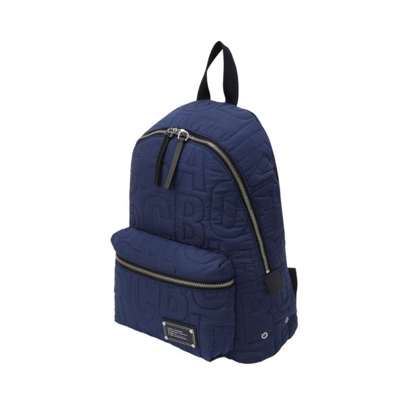 Promo Marc Jacobs Jumbled Logo Nylon Backpack Azure Blue Diskon 30% Di ...
