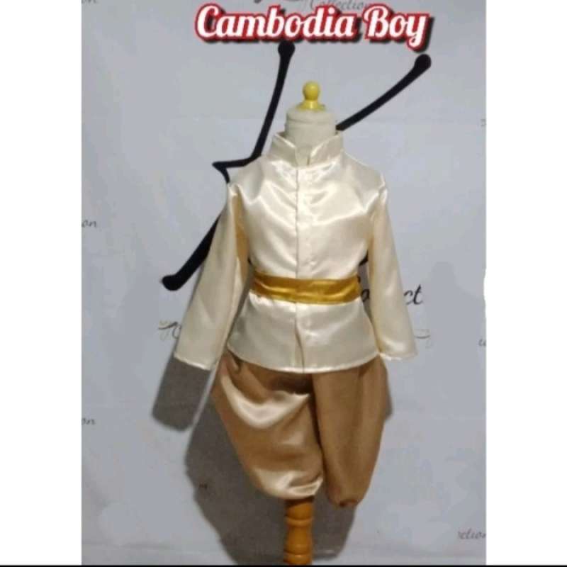 Jual Kostum Baju Adat Internasional Negara Kamboja Cambodia Boy Anak Di ...