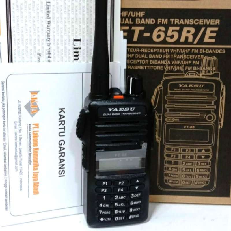 Promo Ht Yaesu Ft-65re Dualband - Ht Yaesu Ft 65r Dualband Original ...