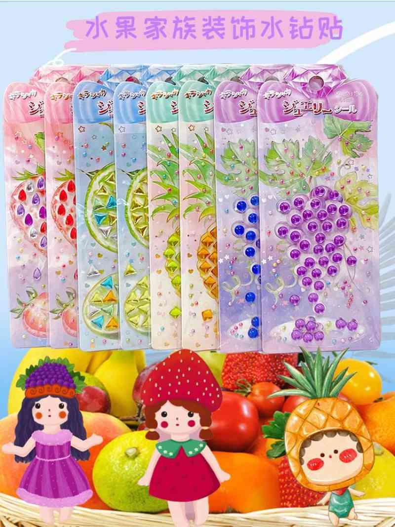 Jual Stiker Crystal Fruit Stickers 3d Stiker Buah-buah Kawai Lovely 722 ...