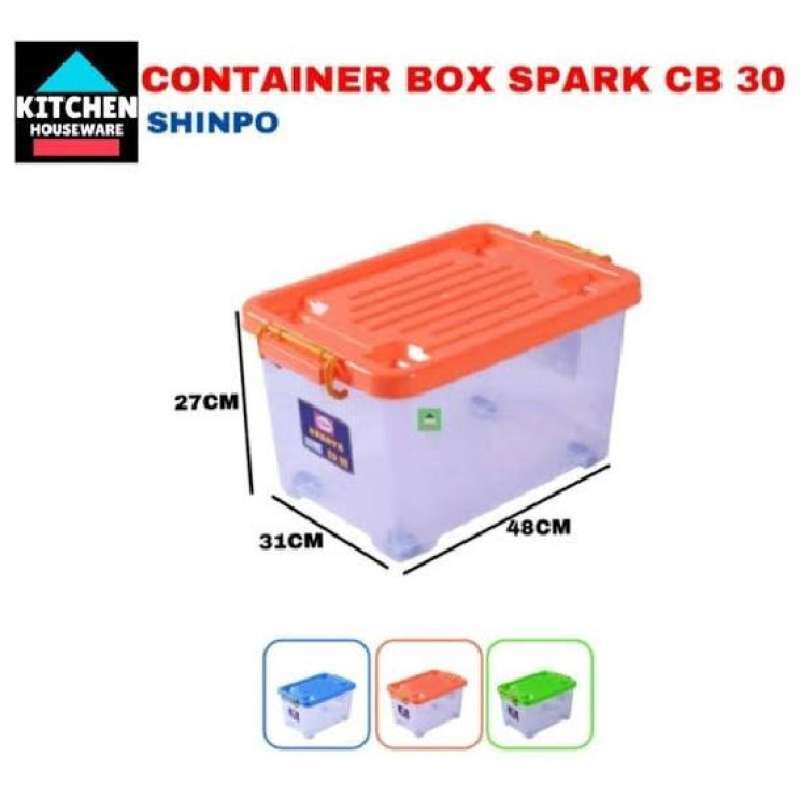 Jual Container Box Shinpo 30l Cb 30 Kontainer Box Kotak Penyimpanan ...