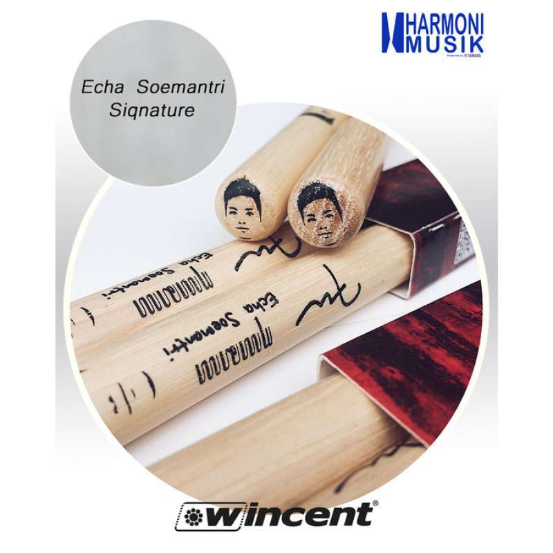 Jual Wincent Drumstick Echa Soemantri Signature / Drum Stick Di Seller ...