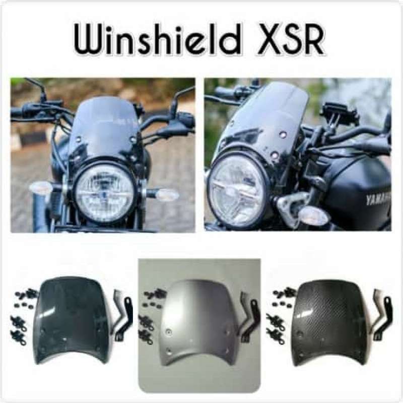Promo Winshield Xsr Plus Breket Warna Smoke Pemasangan Pnp Diskon 23% ...
