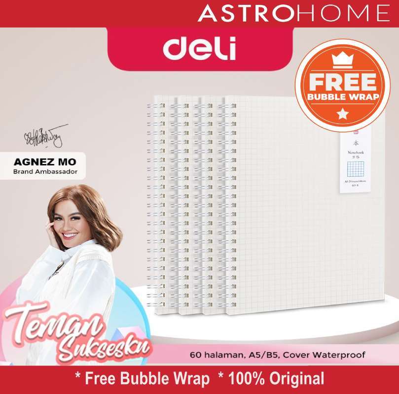 Jual Deli Lpa560 Spiral Notebook Buku Catatan Tulis Sekolah Spiral ...