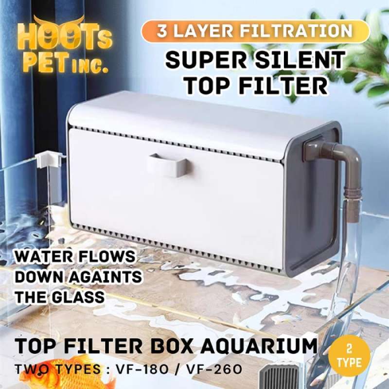 Promo Box Filter Aquarium / Top Filter Talang / Top Filter Box 3 Layer ...