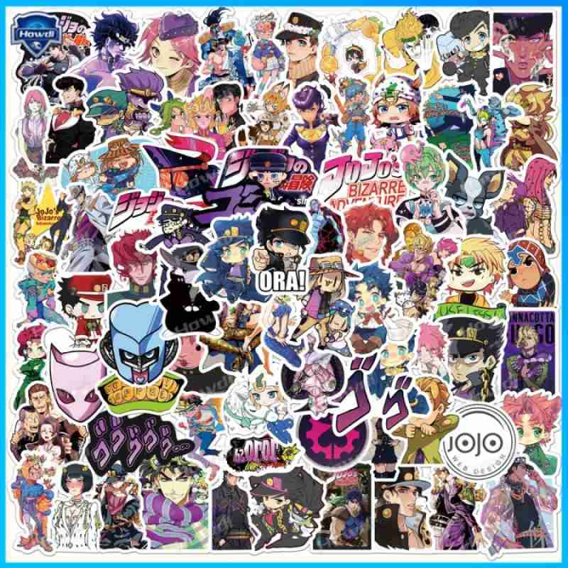 Jual Stiker Desain Anime Jojo S Bizarre Adventure Tahan Air Untuk Helm ...