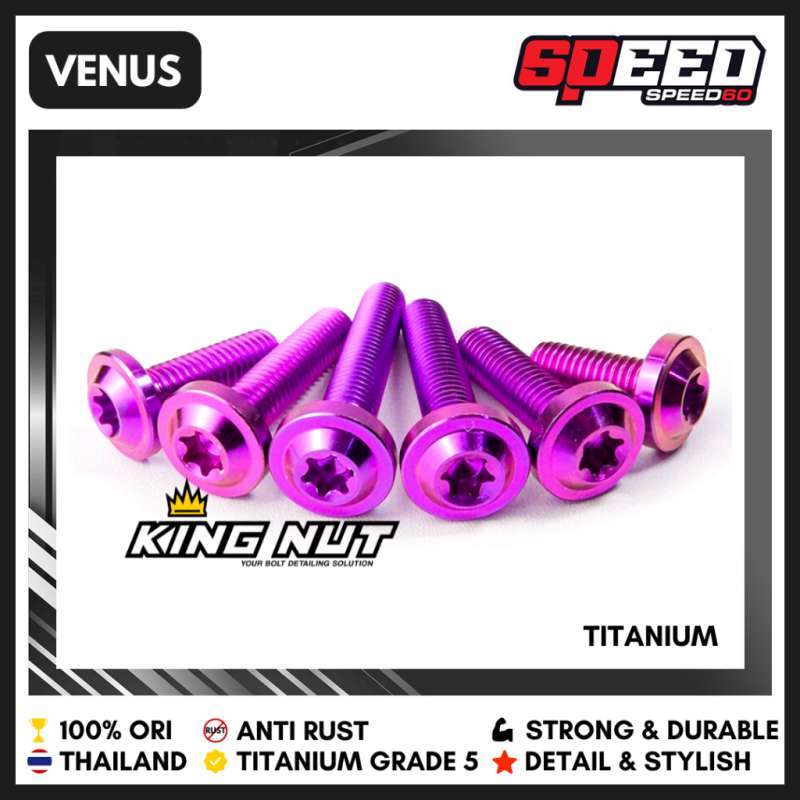 Jual Baut Kepala Body Nmax 2020 Baut Titanium Grade 5 Thailand King Nut ...
