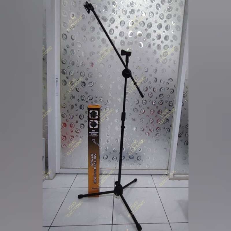 Jual Tripod Stand Mic Microphone Microfon / Standing Mic Di Seller ...
