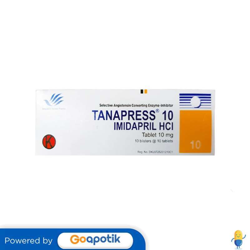 Jual Tanapress 10 Mg Box 100 Tablet Di Seller Apotek Mitra Medika ...