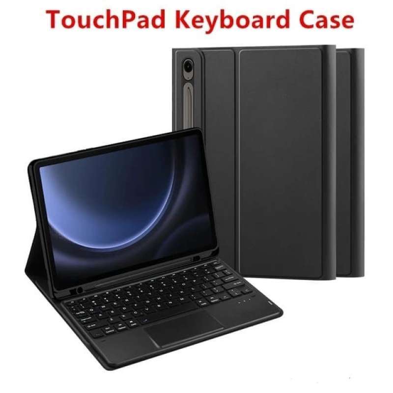 Jual Keyboard Case Samsung Tab S9 Fe Tab S9fe Touchpad Smart Wireless ...