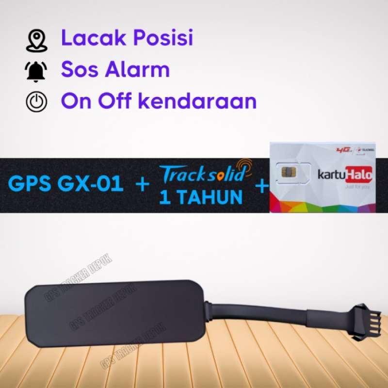 Jual Gps Tracker Motor Gx-01+tracksolid 1 Tahun Bisa Cut Off/matikan ...