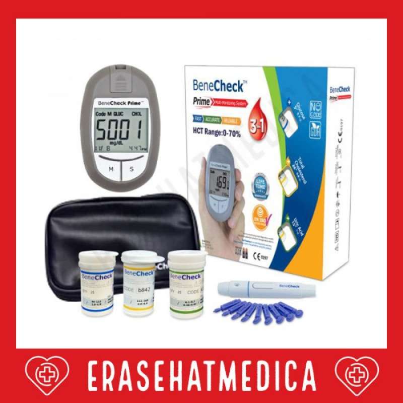 Promo Benecheck Prime Kit 3in1 (alat Diagnosa Darah) Diskon 33% Di ...