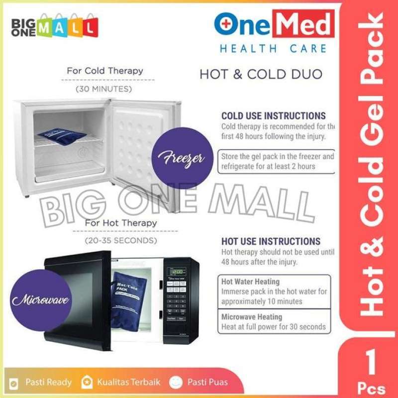 Jual Alat Kompres Panas Dingin Onemed, Hot & Cold Pack Flexibel Gel Ice ...