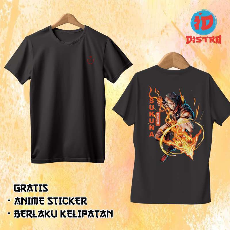 Promo Kaos Anime Ryomen Sukuna - Jujutsu Kaisen - Id Distro - Gambar ...