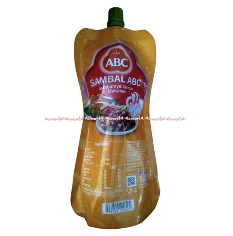 Jual Sambal Abc Sambal Asli Pouch 380gt Kemasan Plastik Sambel A B C ...