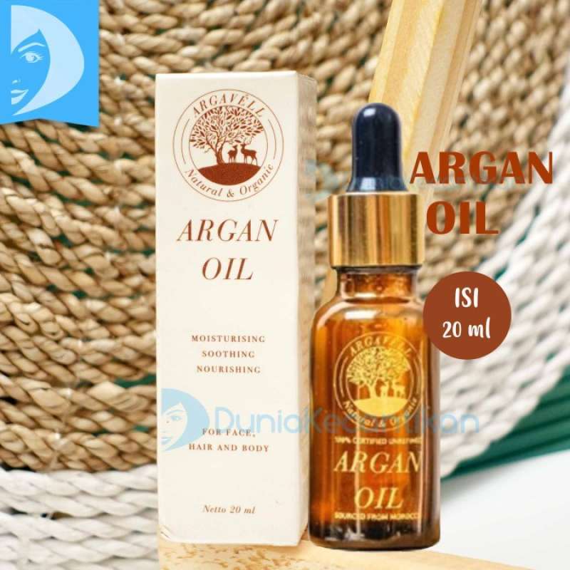 Jual Argavell Organic Argan Oil For Face Hair And Body Minyak Argan 20ml Di Seller Velvet Store ...