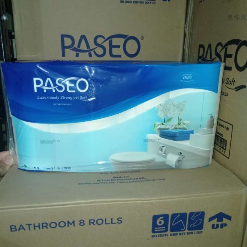 Jual Paseo Toilet 8 Roll 3 Ply 300 Sheets Di Seller Yama - Cengkareng Timur, Kota Jakarta Barat ...