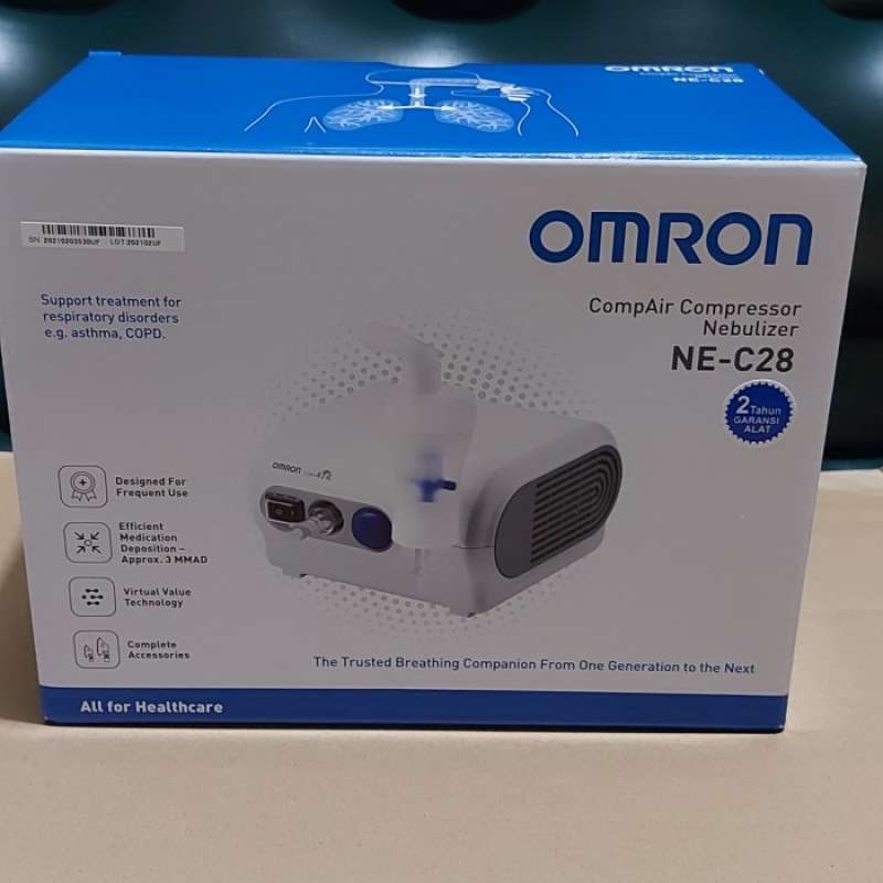 Jual Nebulizer Omron Ne-c28 Compair Compressor/ Ne C28 / Alat Uap Nebu ...