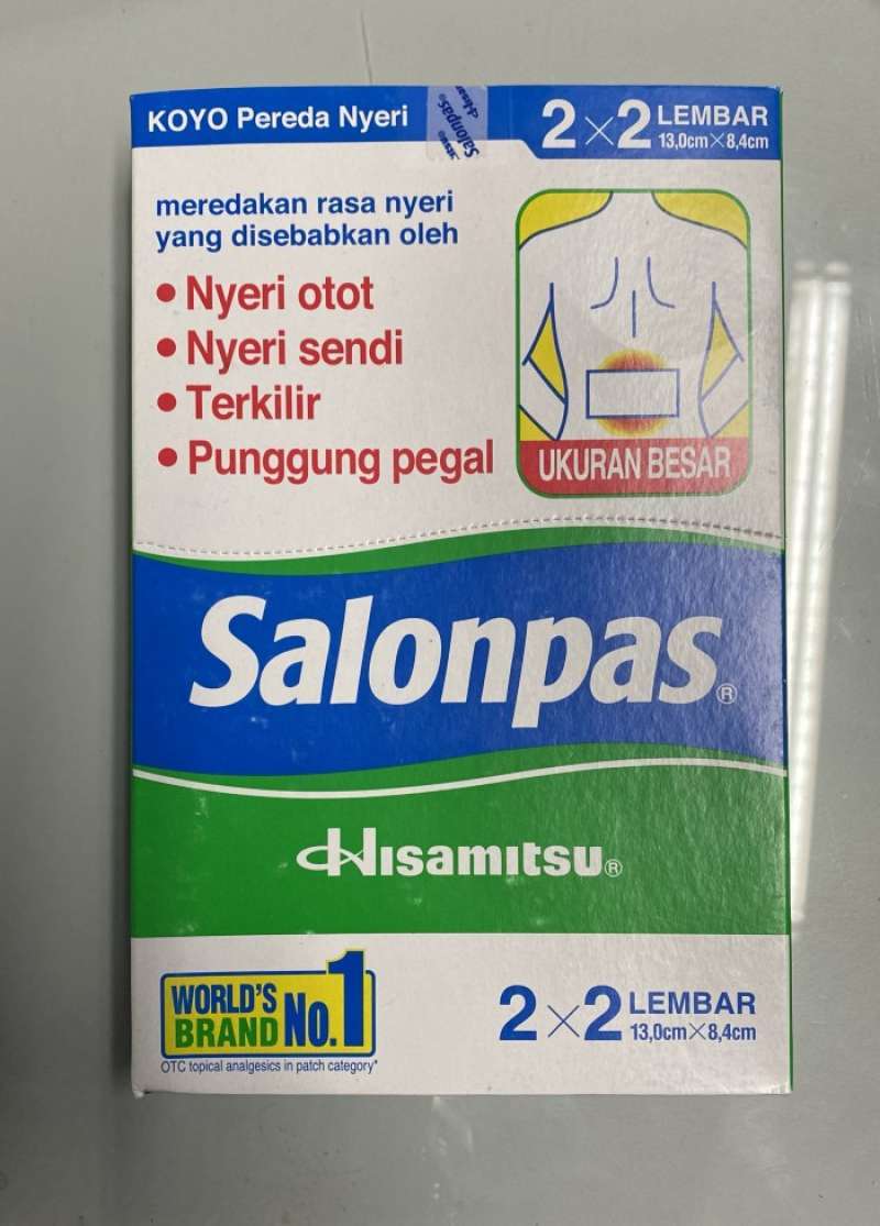 Jual Salonpas Besar - Box ( Isi 10 Sachets) Di Seller Velvet Store ...