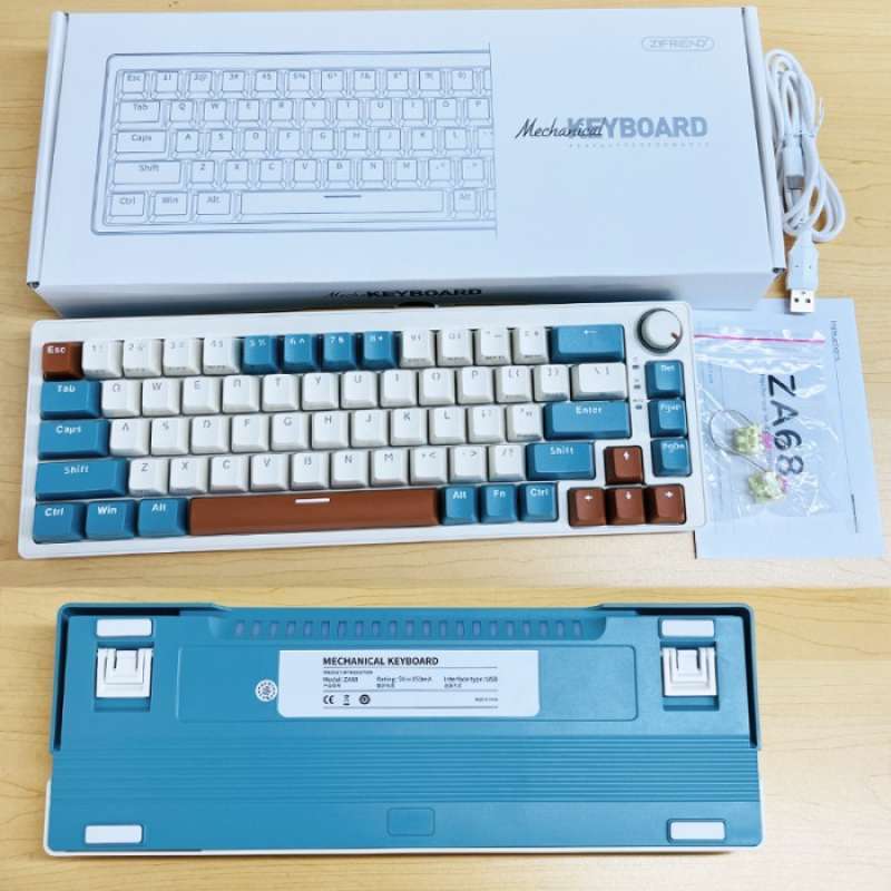 Jual Zifriend Time Machine 68 Keys Hotswap 5 Pin Mechanical Keyboard ...