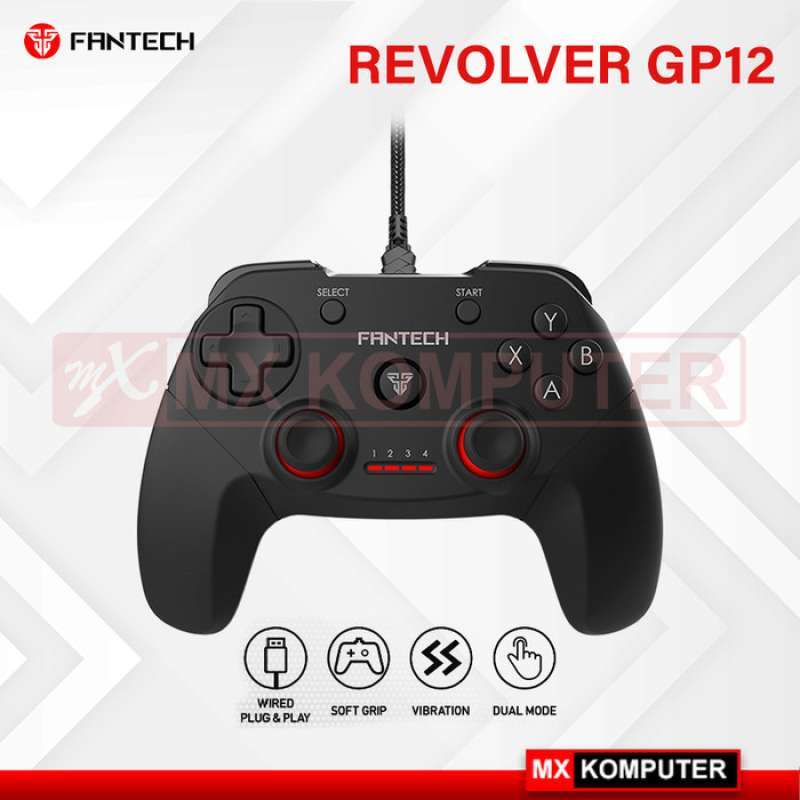 Jual Fantech Revolver Gp12 Gaming Controller Gamepad Joystick Usb Di ...