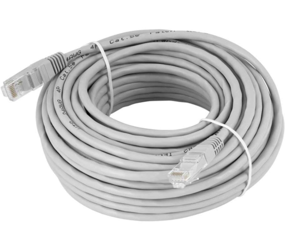 Jual Kabel Lan Konektor Rj45 20 Meter Siap Pakai: Modem Router Hub 20m ...