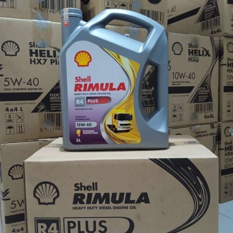 Promo Shell Rimula R4 Plus 15w-40 Kemasan Dus Isi 3 Galon Baru Diskon ...