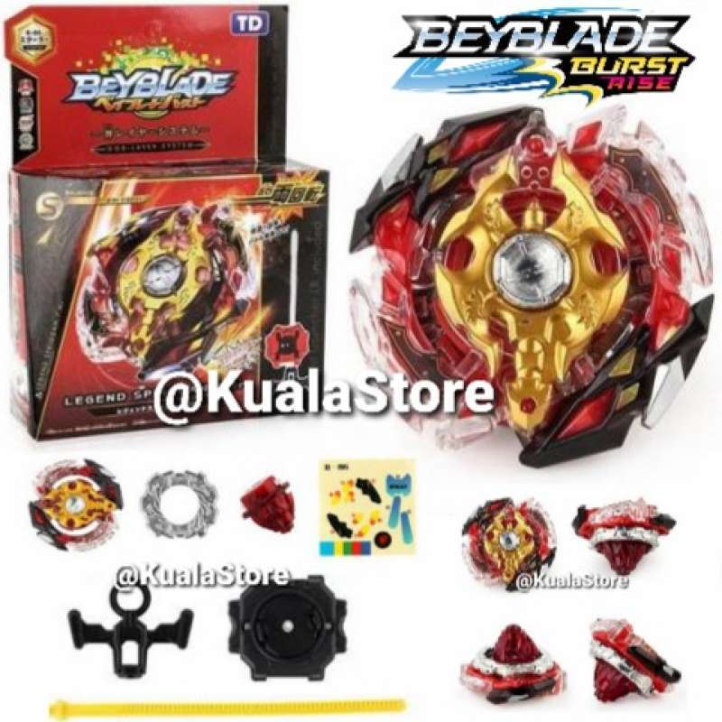 Promo Beyblade Burst Legend Spriggan B86 Launcher Lr - Gangsing God ...