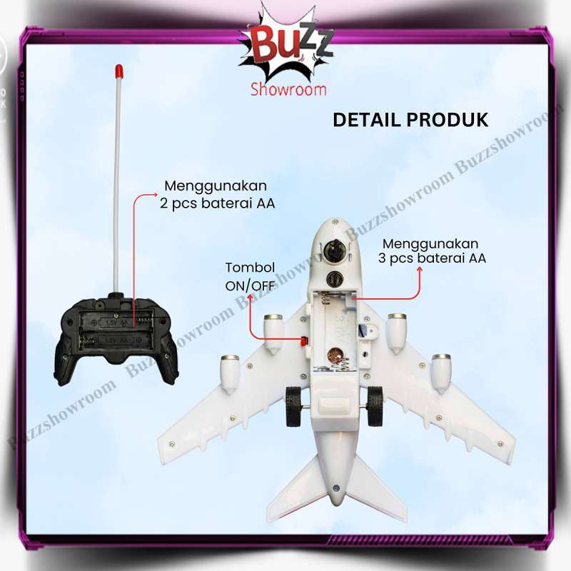 Jual Rc Pesawat Terbang Remote Control Airbus Helikopter Aerobus Di ...