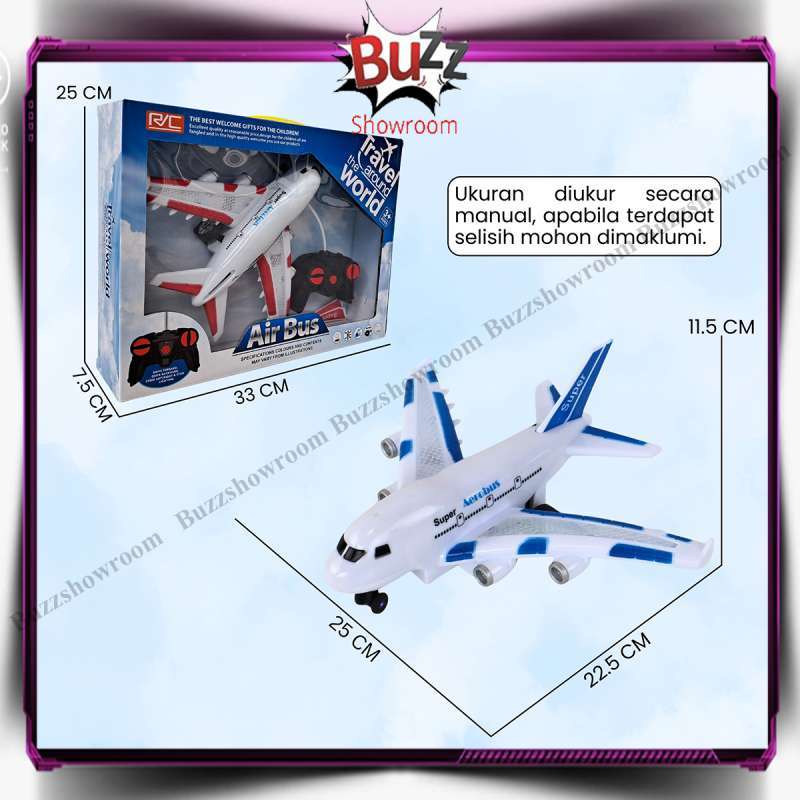 Jual Rc Pesawat Terbang Remote Control Airbus Helikopter Aerobus Di ...